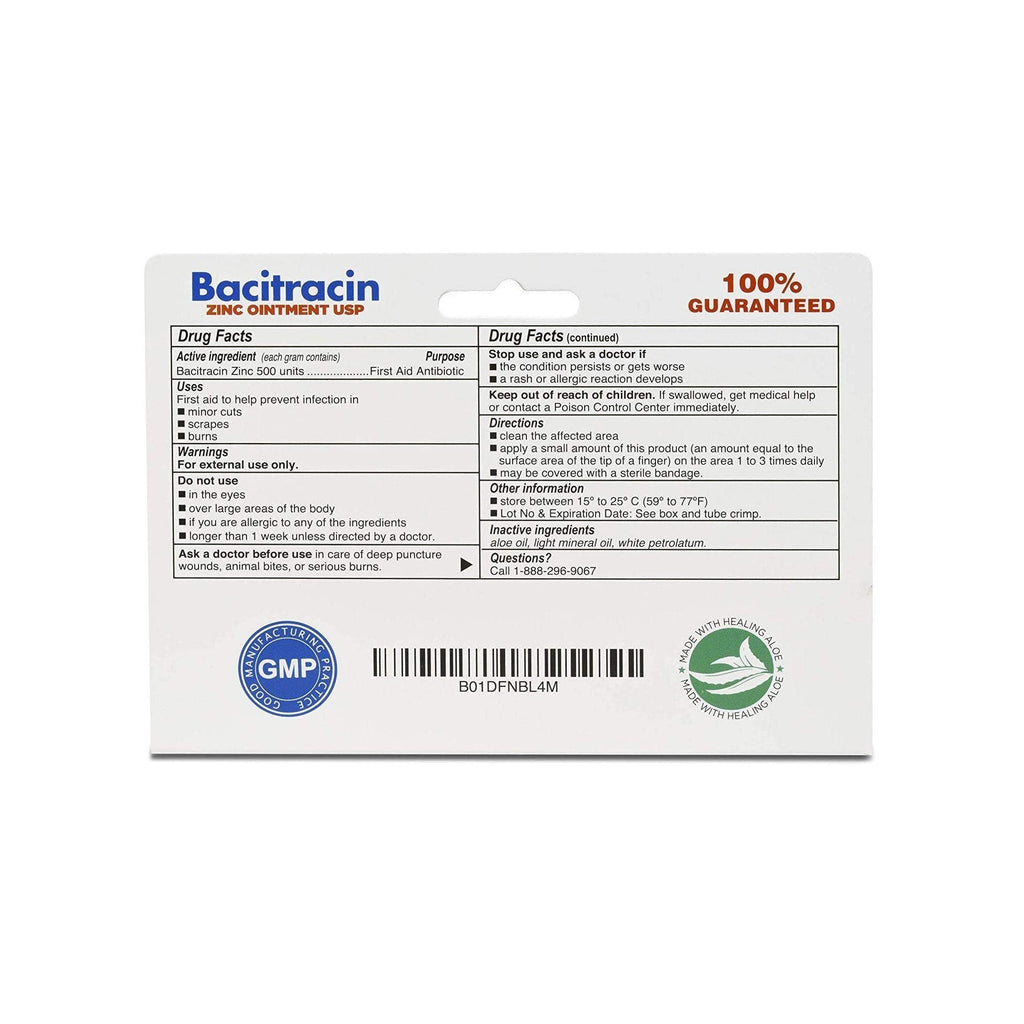 Bacitracin - First Aid Antibiotic Ointment | Matters of Size – PPC